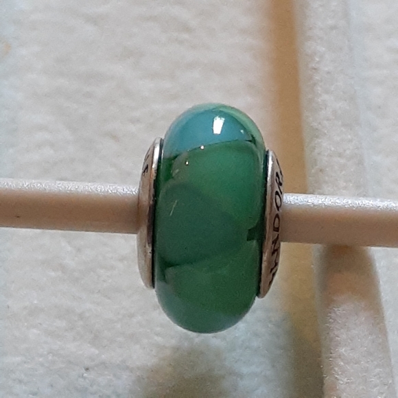 Pandora | Jewelry | Pandora Sterling Silver 925 Murano Triangle Bubble ...